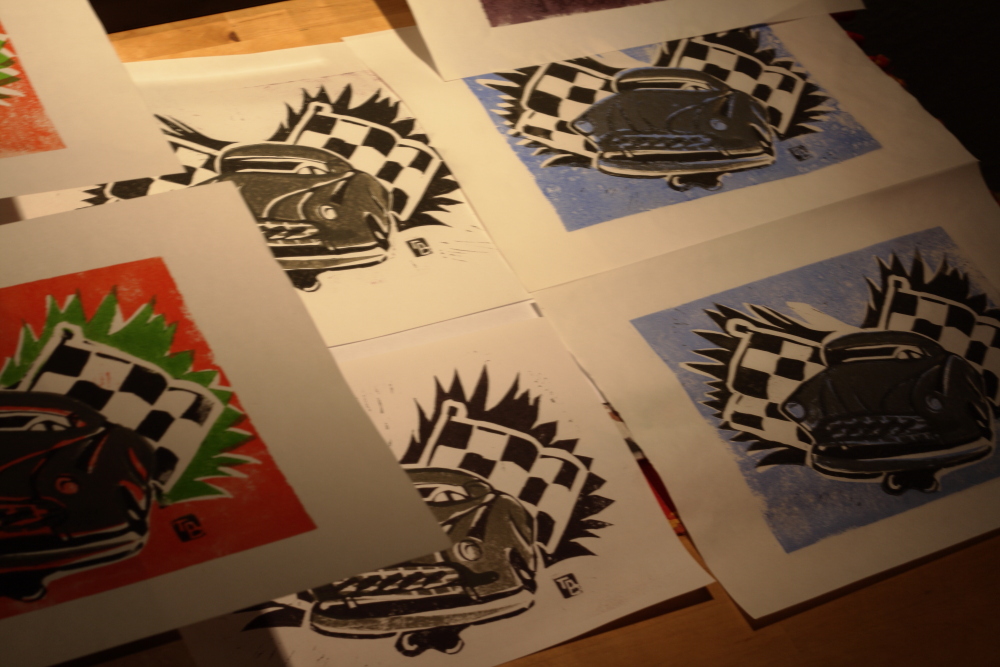 Handgedruckte Grafiken für US-Car Fans – Burrito Bros. Customware